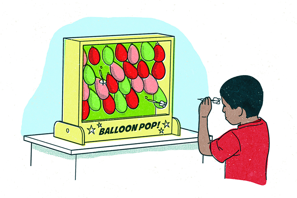 Carnival Booth Cartoon